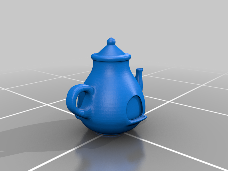 Free STL file Teapot Fairy House・3D printer design to download・Cults
