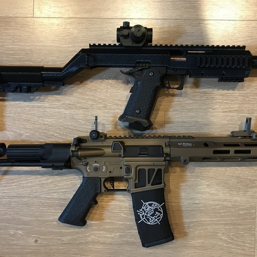 Download STL file Combat Master 2011 Carbine Kit • 3D print template ...