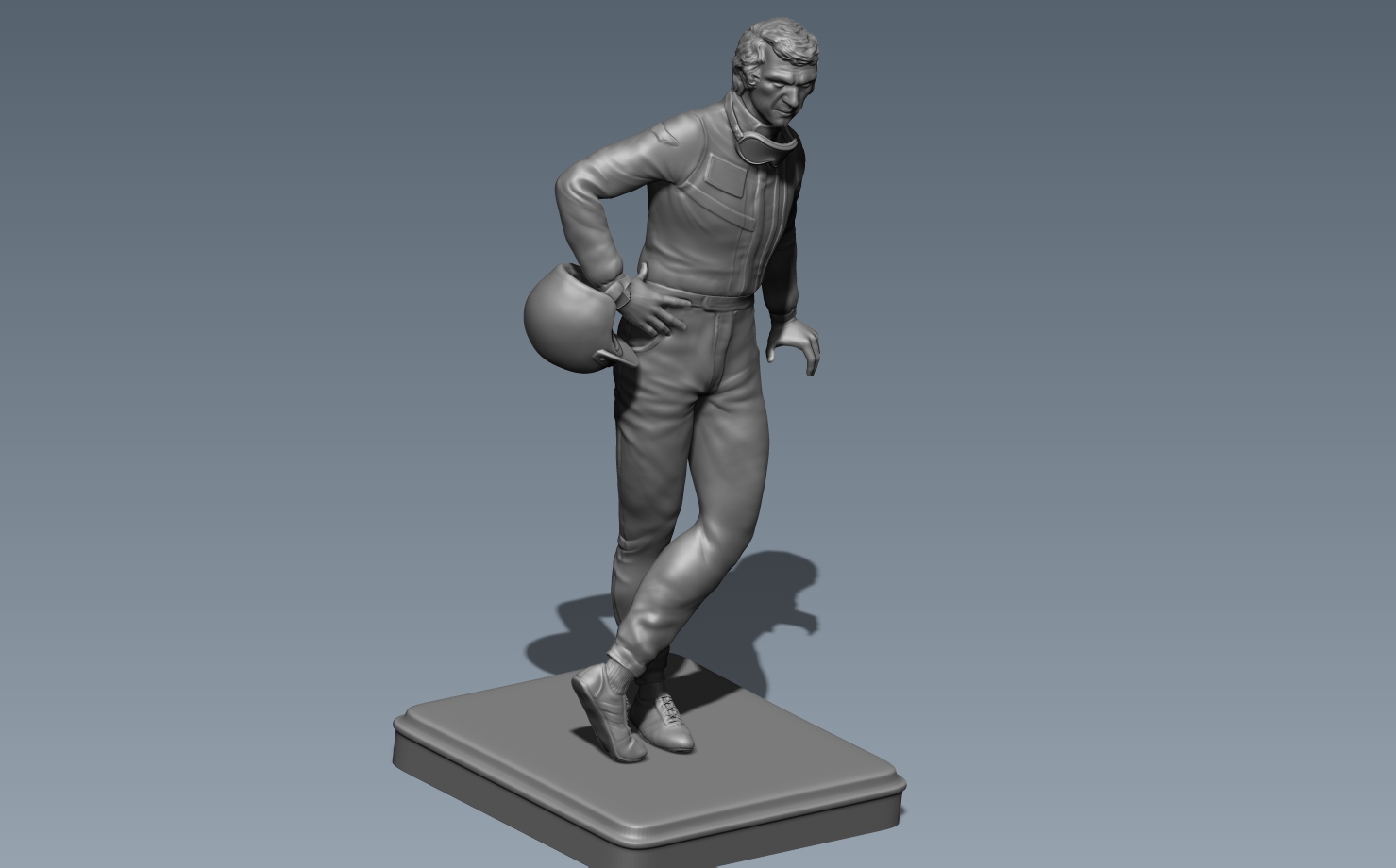 STL file Steve McQueen Driver Model 🏎️・3D printing design to download・Cults