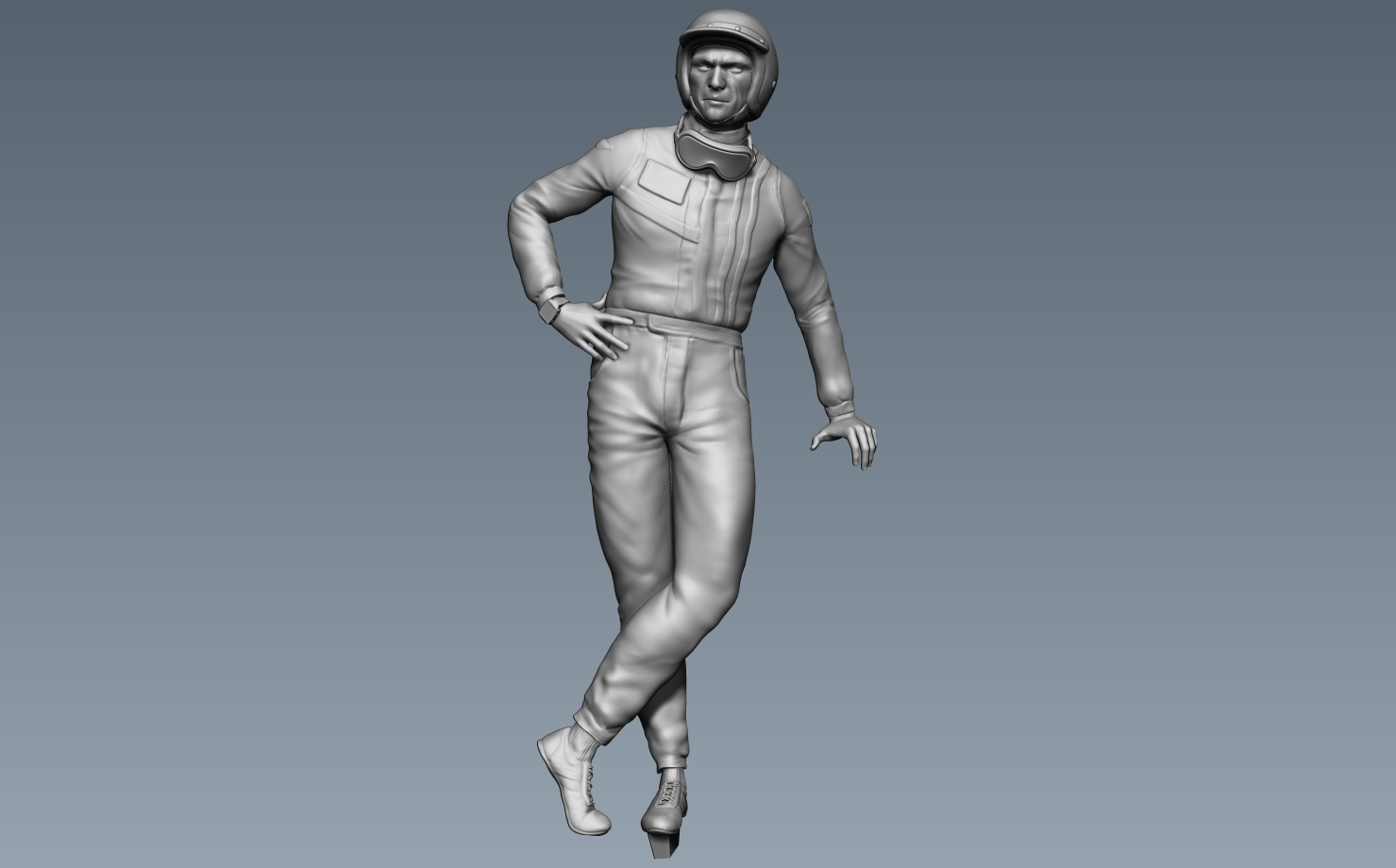 STL file Steve McQueen Driver Model 🏎️・3D printing design to download・Cults