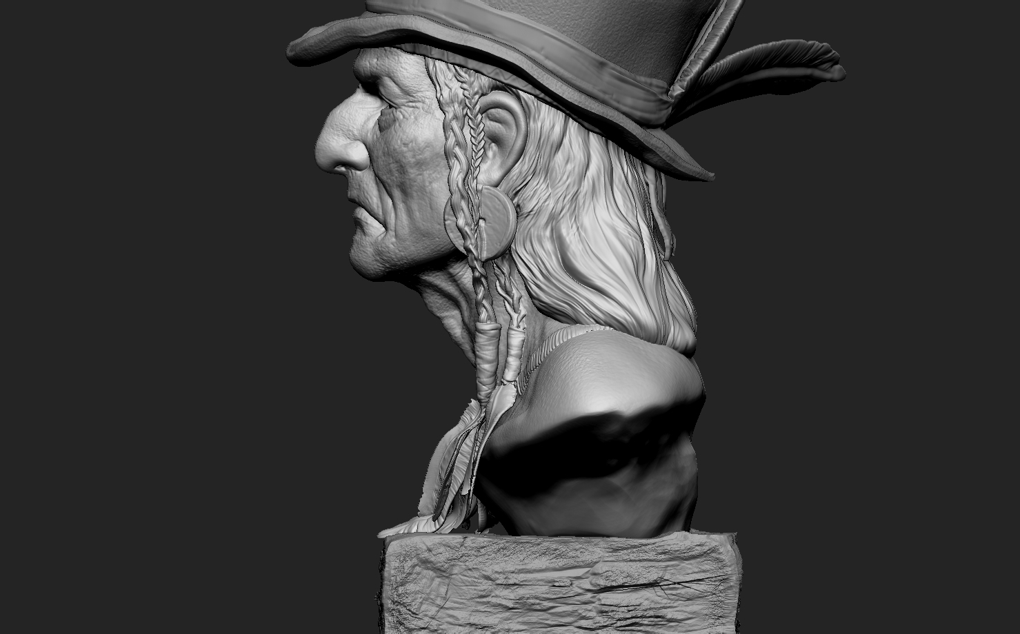 STL file Big Chief Native American 👤・3D printing template to download・Cults
