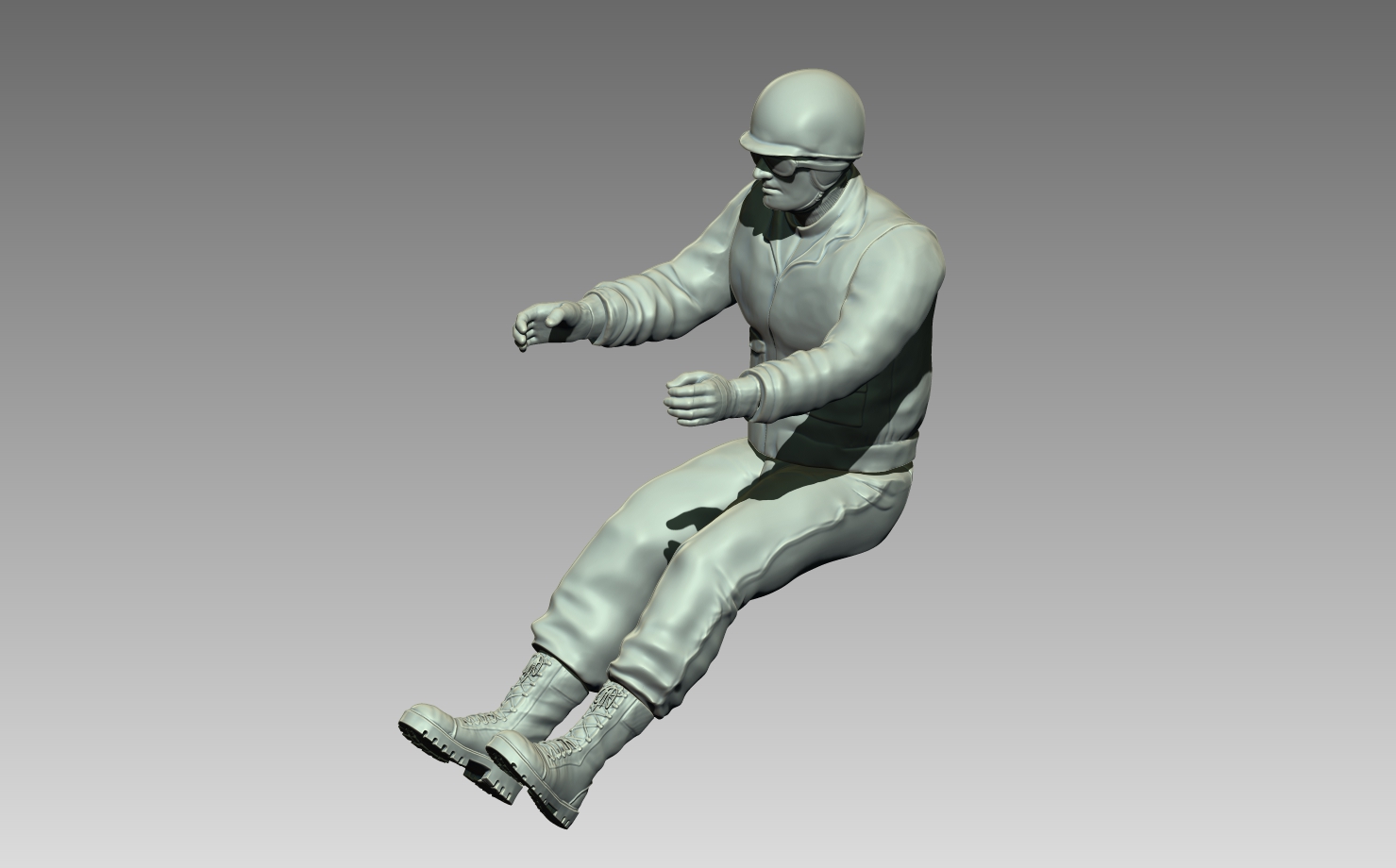 STL file Car Driver Vintage 1950 🚗・3D printable design to download・Cults