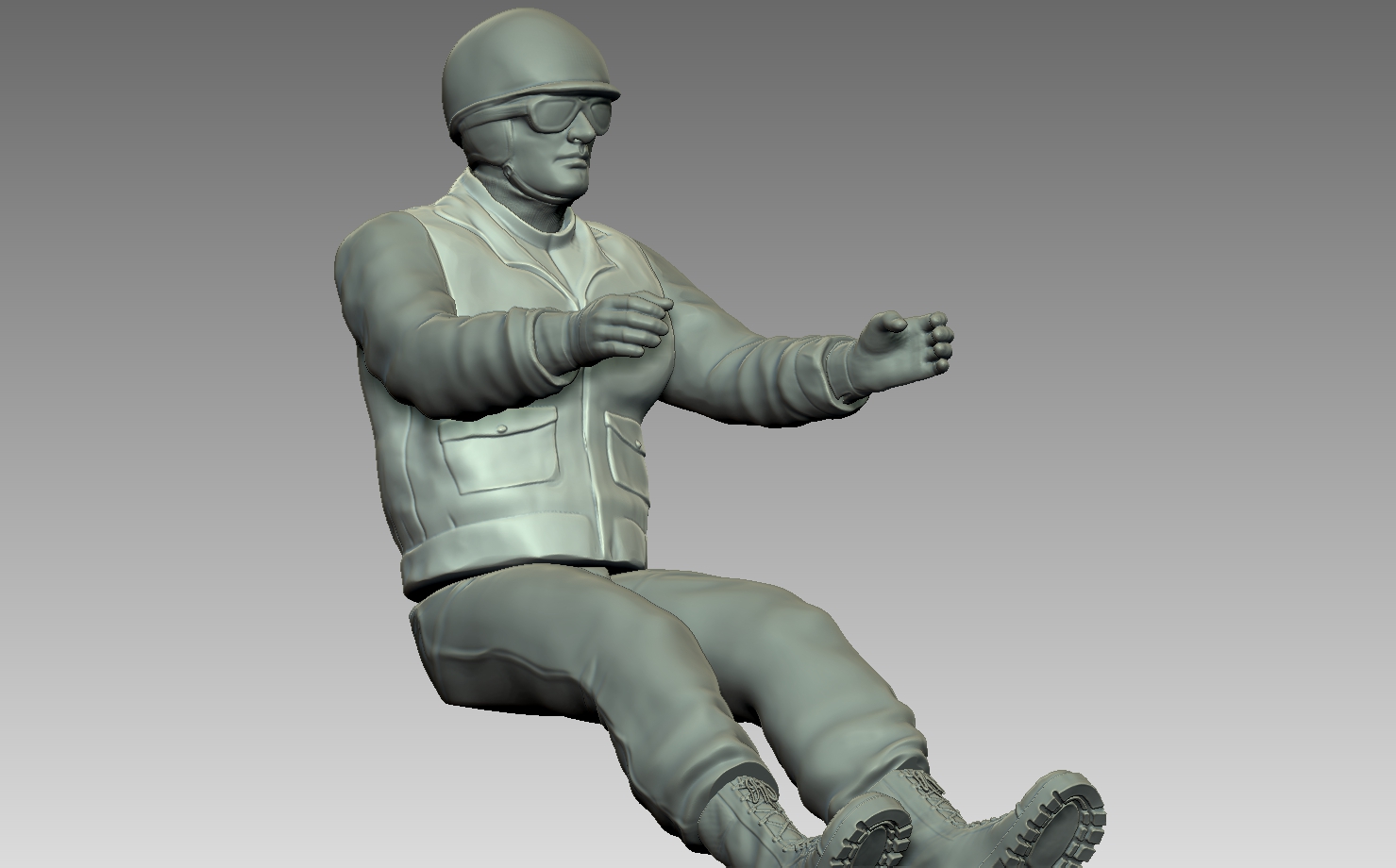 STL file Car Driver Vintage 1950 🚗・3D printable design to download・Cults