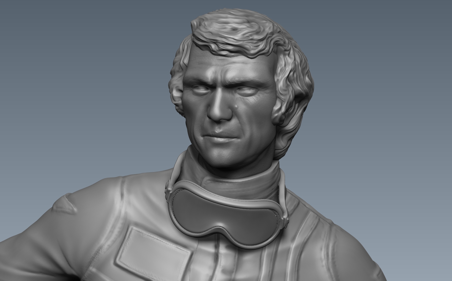 STL file Steve McQueen Driver Model 🏎️・3D printing design to download・Cults