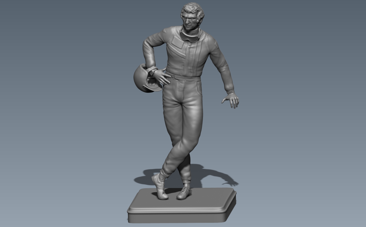 STL file Steve McQueen Driver Model 🏎️・3D printing design to download・Cults