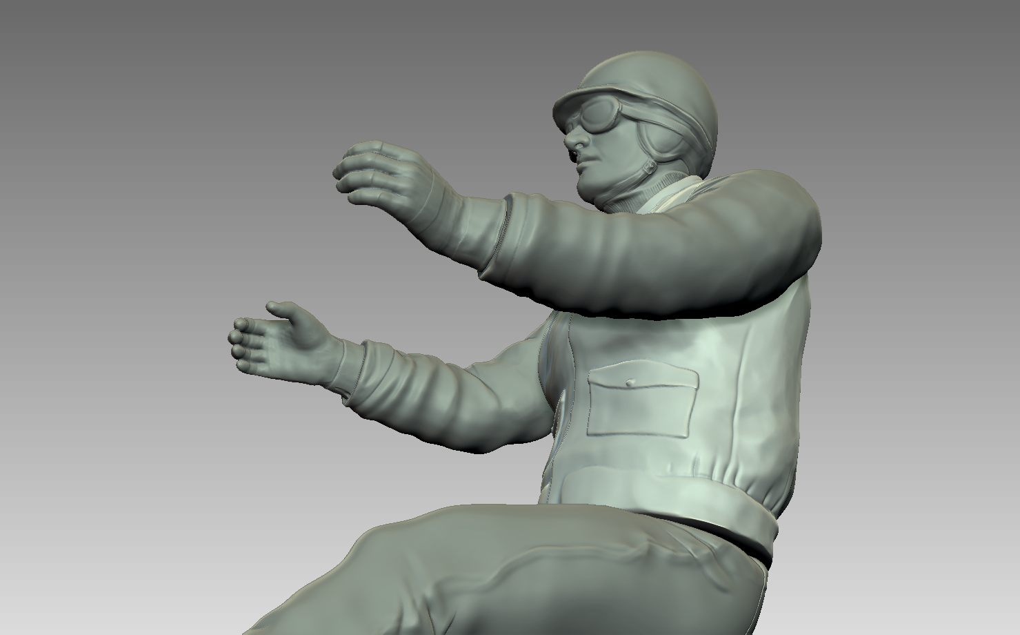 STL file Car Driver Vintage 1950 🚗・3D printable design to download・Cults