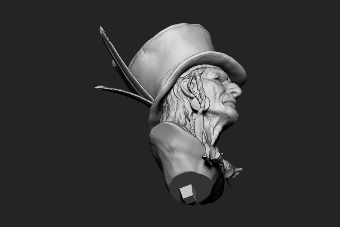 STL file Big Chief Native American 👤・3D printing template to download・Cults