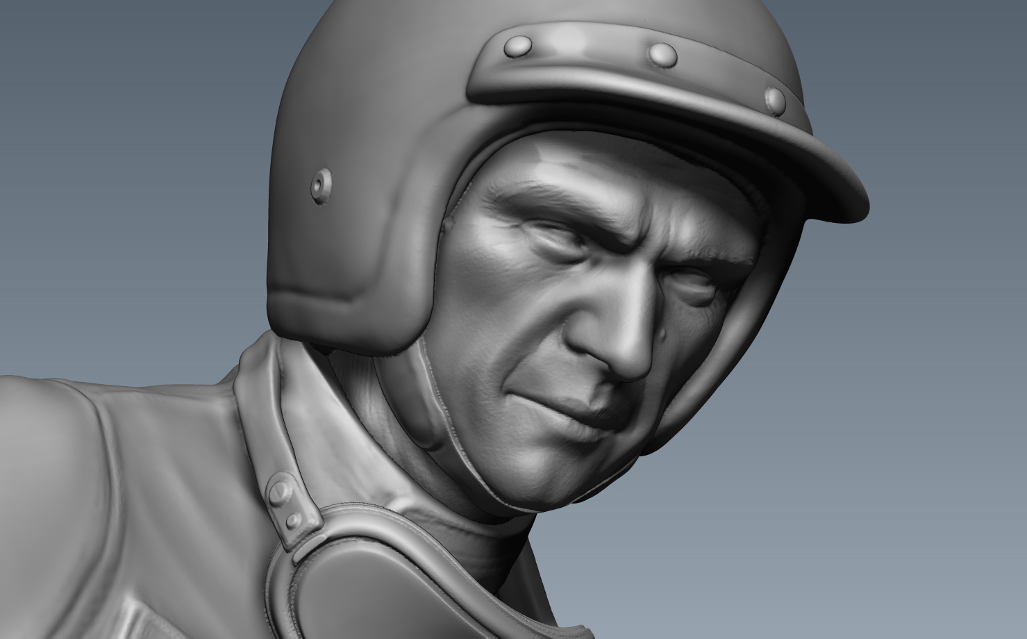 STL file Steve McQueen Driver Model 🏎️・3D printing design to download・Cults