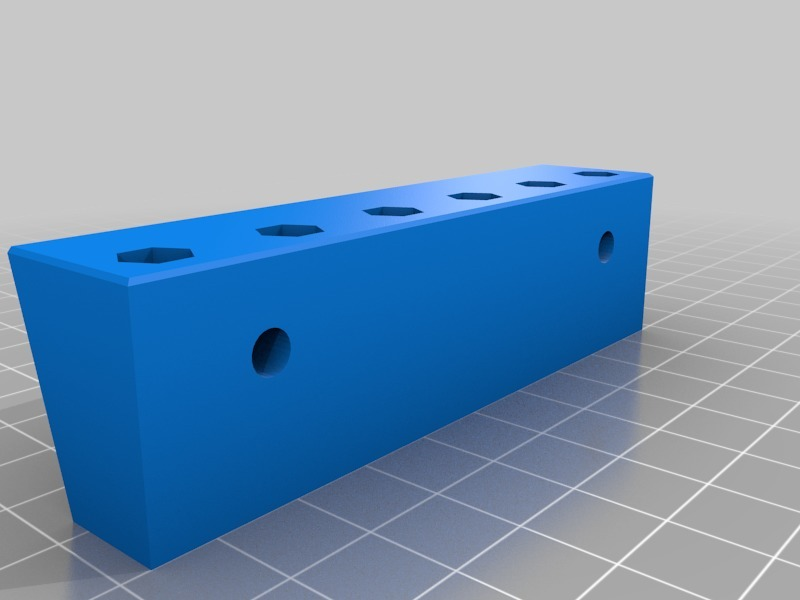 Free 3D file Hex bit holder - wall mount・3D printable object to ...