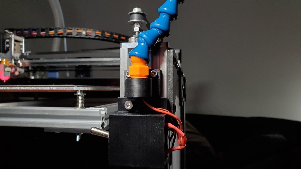 Free 3D file 1/4" loc-line flexible LED light - 2040 NPT mount・3D ...