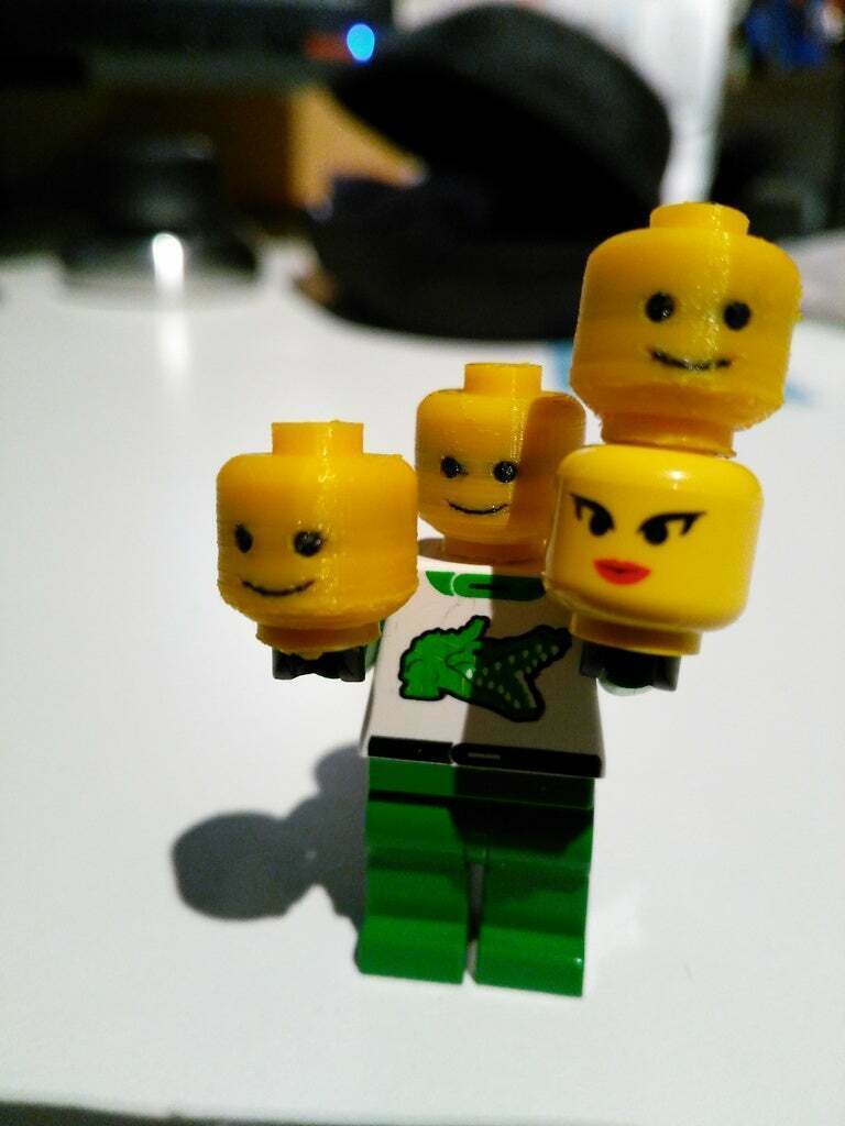 Download free 3MF file Brick head multi color • 3D printing design ・ Cults