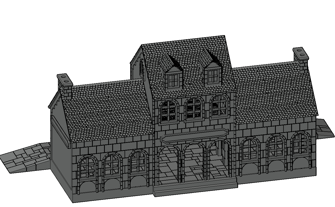 STL file Railway Station 🛤️・3D printable design to download・Cults