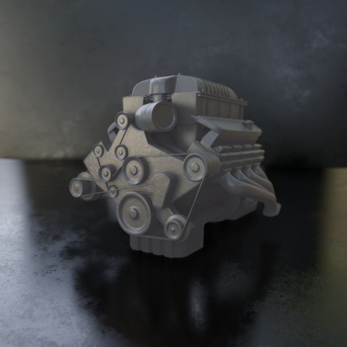 STL file ENGINE - Hellcat inspired 13AUG-E2 🧑‍🔧・3D printable design to ...