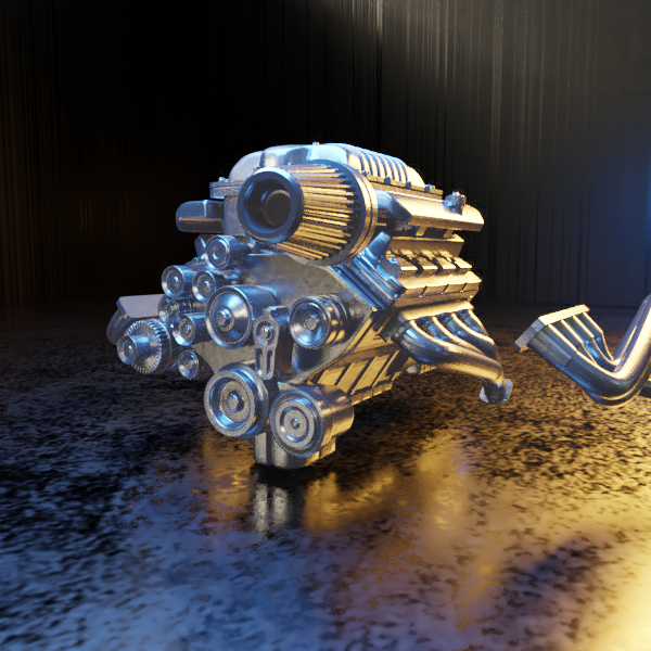 STL file ENGINE - HELLCAT INSPIRED (Detailed and separated parts ...