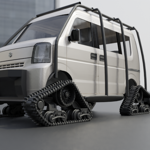 STL file Continuous track 01-24jun 🐛・3D printing model to download・Cults