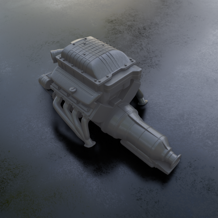 STL file ENGINE - Hellcat inspired 13AUG-E2 🧑‍🔧・3D printable design to ...