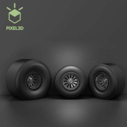 STL file Drag Wheel Pack 14m-R1 🛞・3D printer design to download・Cults