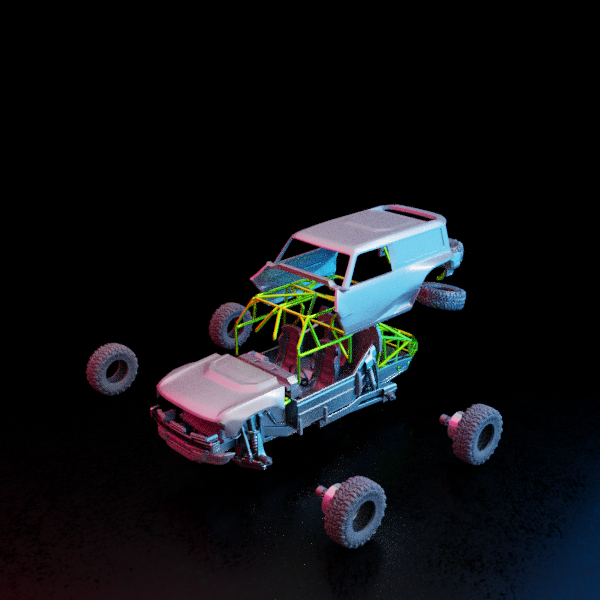 STL file FULL KIT: BRONCO R CONCEPT INSPIRED 🚙・3D print model to ...