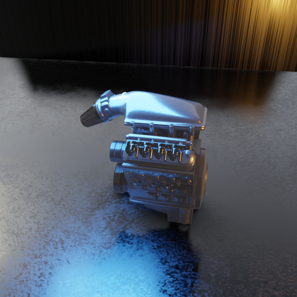 STL file ENGINE - Camaro COPO Inspired (DETAILED AND SEPARATED PARTS ...