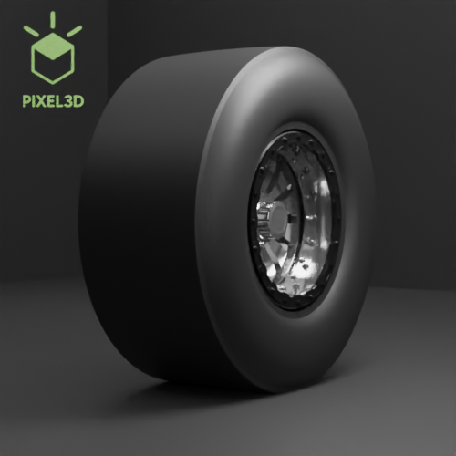 STL file Drag Wheel Pack 14m-R1 🛞・3D printer design to download・Cults