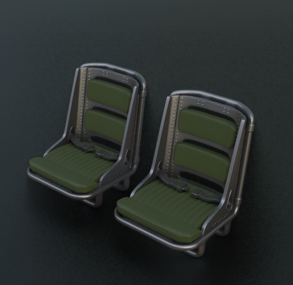 STL file HOT ROD SEAT 16nov-S15 (Bomber seat) 🥵・Template to download ...