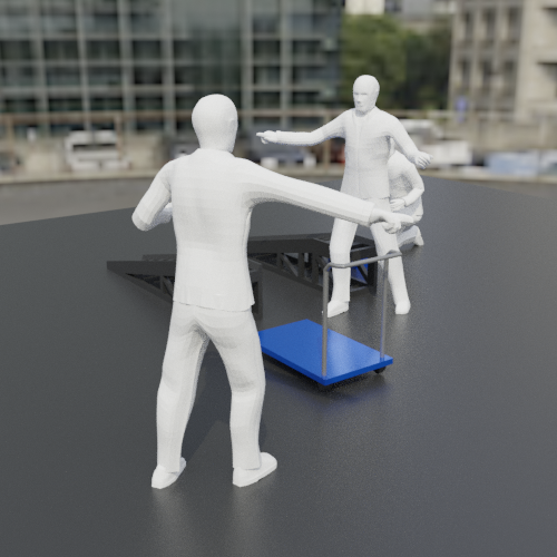 STL file Discussion Figures (3 people)・3D printing design to download・Cults