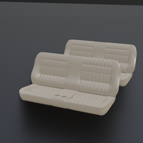 STL file Truck bench seat with cup holder - 25AUG-S14・3D printable ...