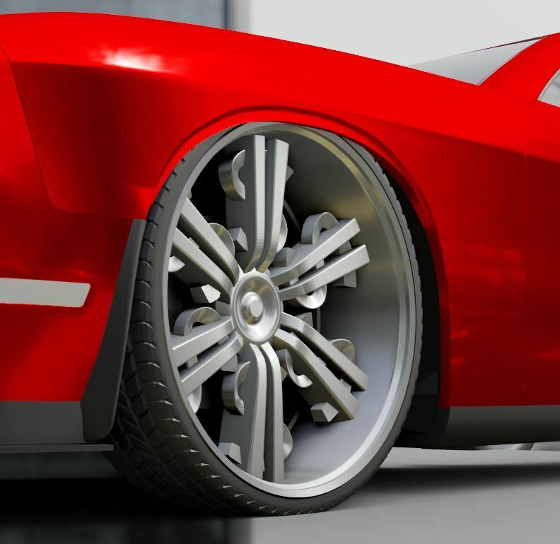 STL file CUSTOM WHEELS PACK - 16F-R2 ("$$$")・3D printable model to ...