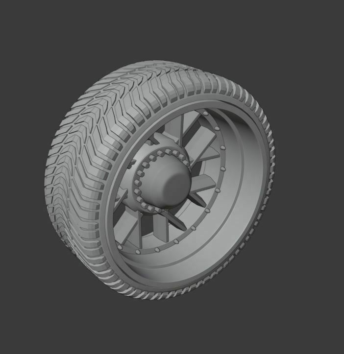 STL file Wheels for Custom Truck・Model to download and 3D print・Cults