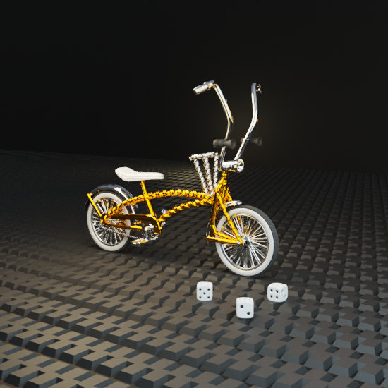 STL file LOWRIDER BIKE II 🚗・3D printing idea to download・Cults