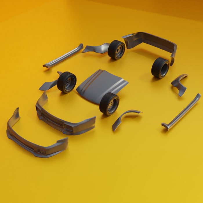 STL file *ON SALE* 1995 MUSTANG BODY KIT - 28oct - 01 🐎・3D printable ...