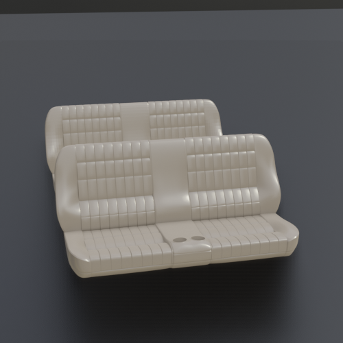 STL file Truck bench seat with cup holder - 25AUG-S14・3D printable ...