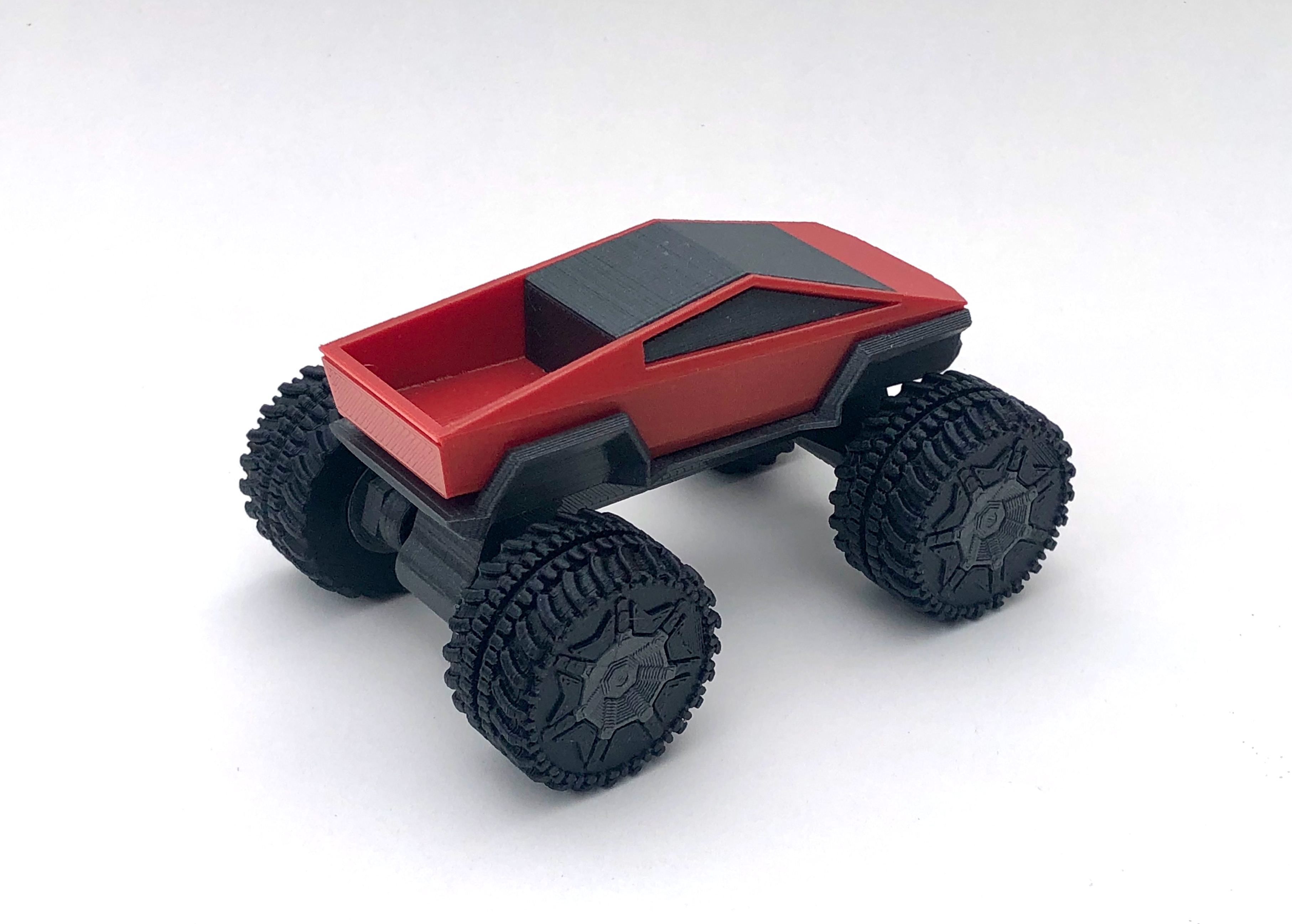 STL file Cybertruck Cyber Monster Truck・3D print design to download・Cults