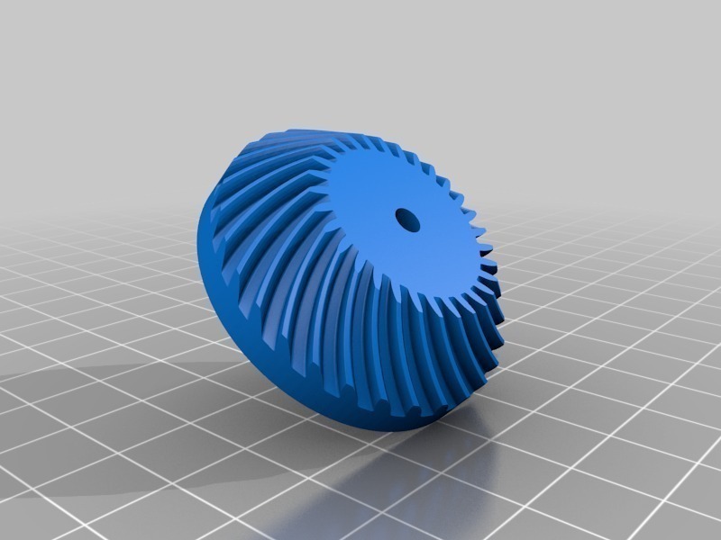 Free STL file Spiral bevel gear ⚙️・3D printing template to download・Cults