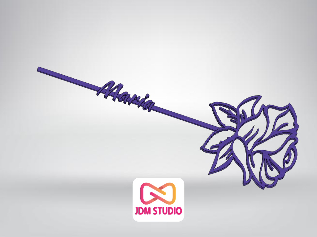 Файл STL Rose - Maria・Дизайн 3D принтера для загрузки・Cults