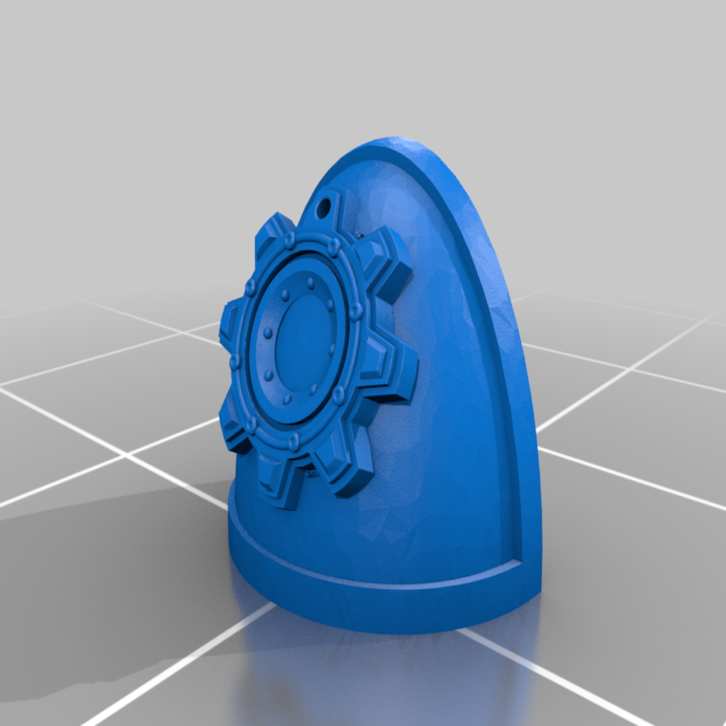 Free 3D file Cog Shoulderpad for Space Soldiers・Object to download and ...