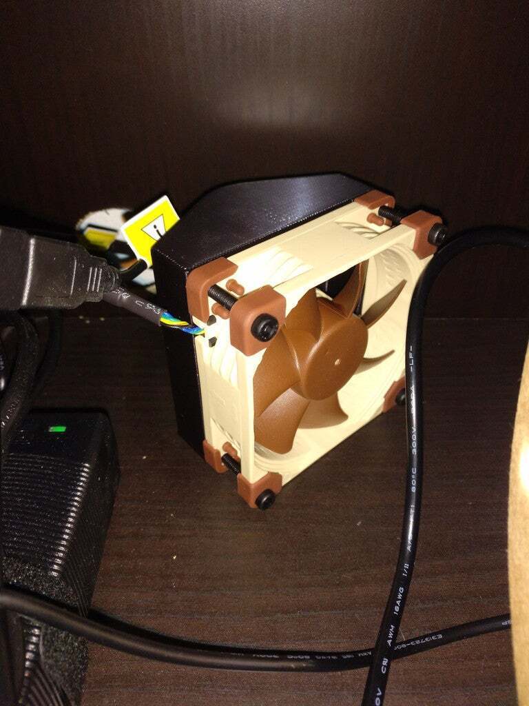 Free STL file 80mm Noctua Fan Funnel - Customizable!・3D printer design ...