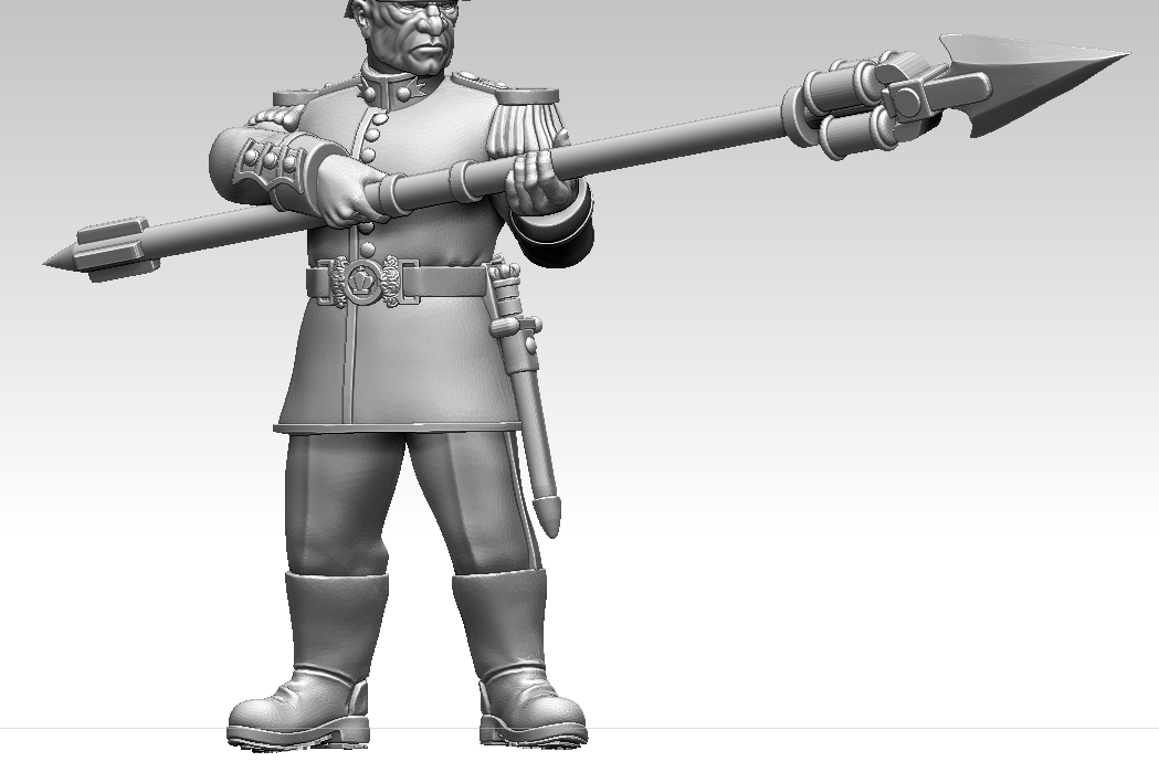 Free STL file Imperial guard dismounted cavalry trooper from diorama・3D ...