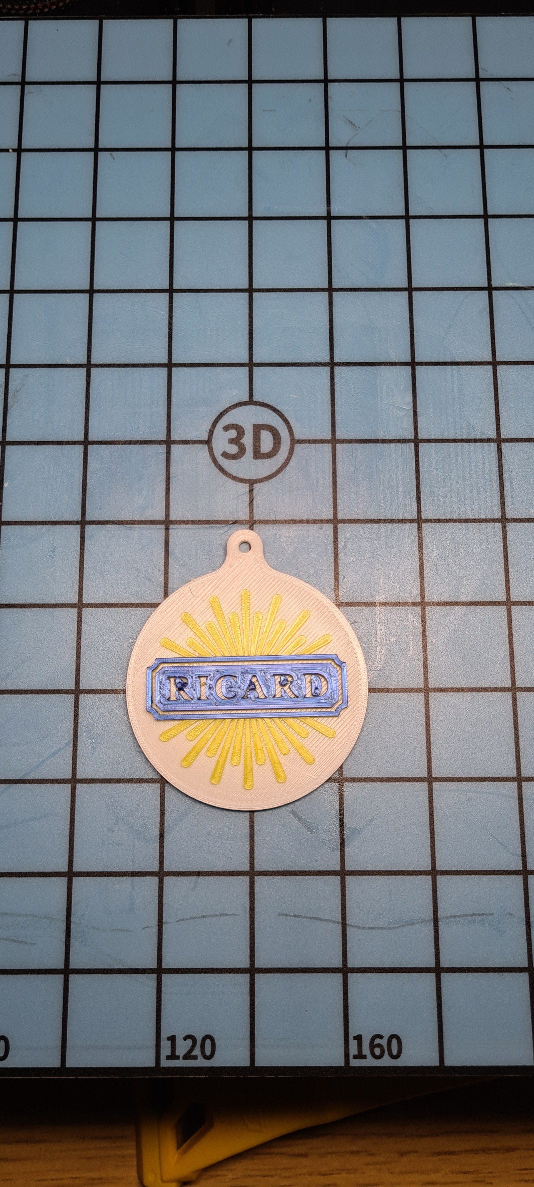 Free STL file Ricard - Keychain / medallion 🗝️・3D printing design to ...