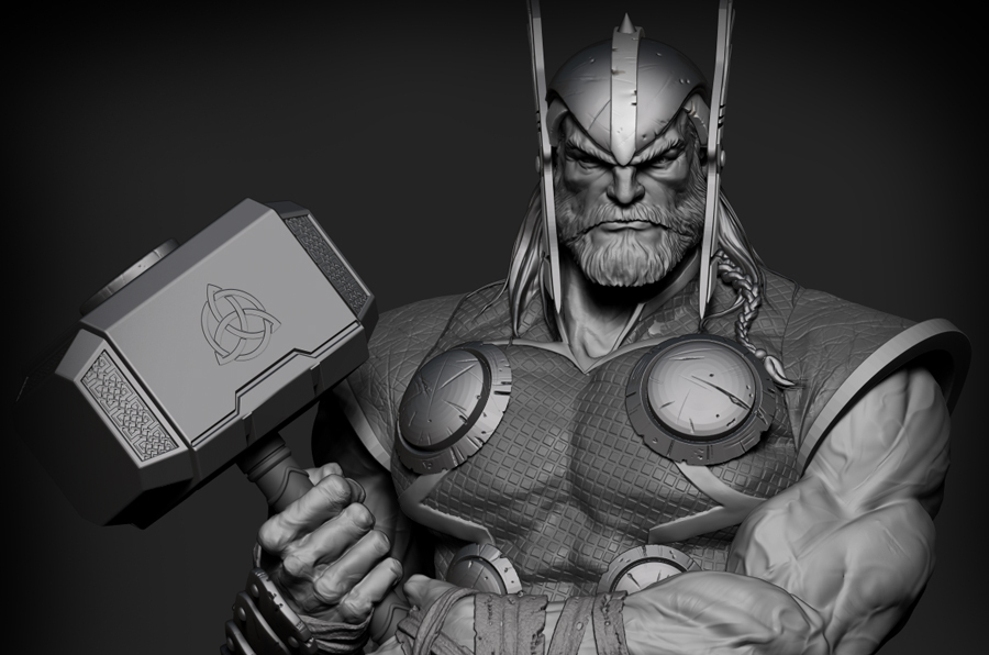 3D file THOR Badass・3D printable design to download・Cults