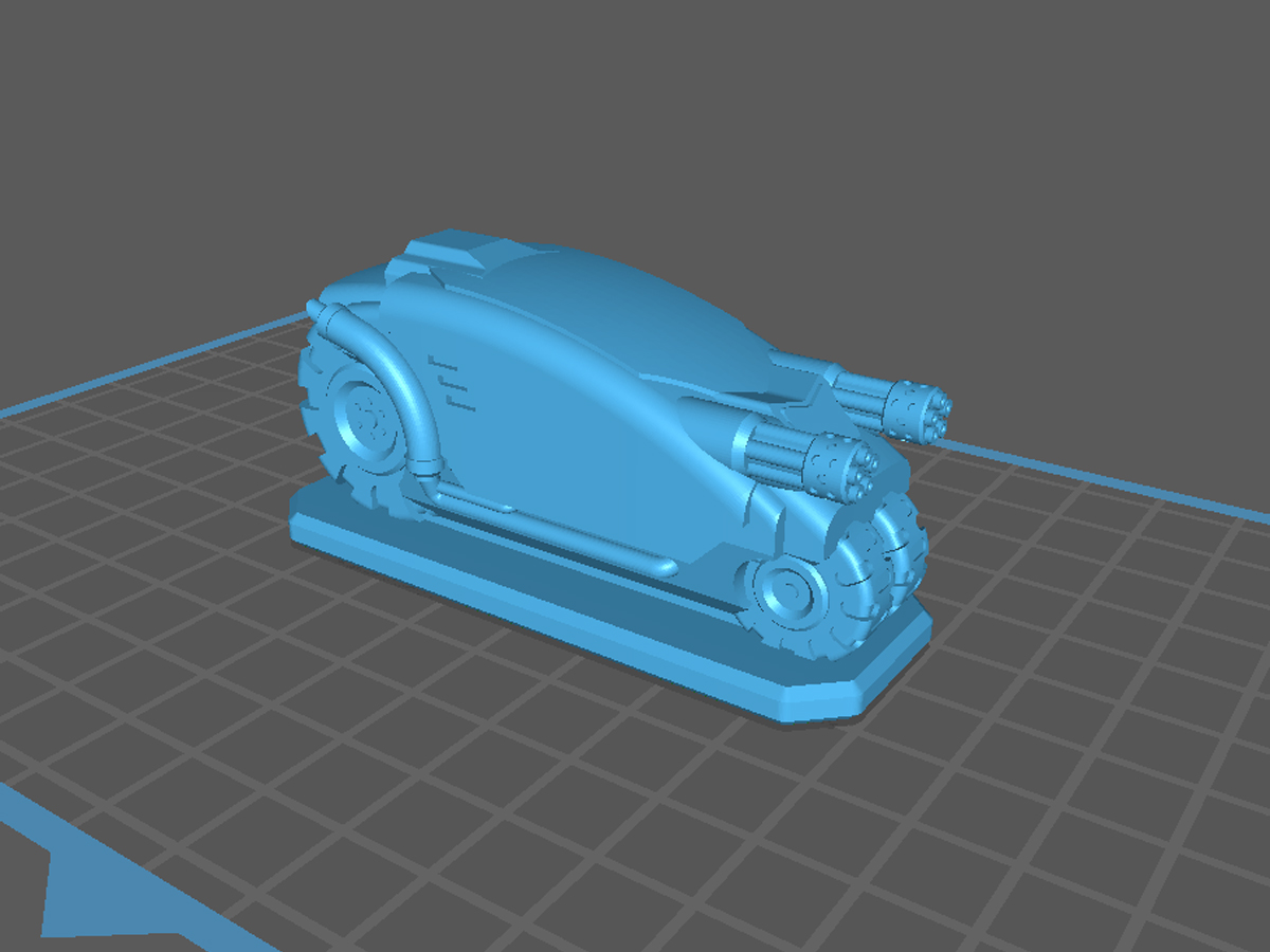 STL-Datei Schlachtfahrrad für Wargames wie WH40k, Infinity, etc. (D005)・3D-druckbare Vorlage zum ...