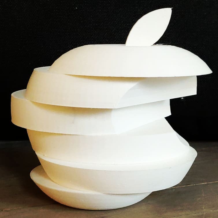 STL file Apple Logo - (puzzle or desk ornament) 🍎・Model to download and ...