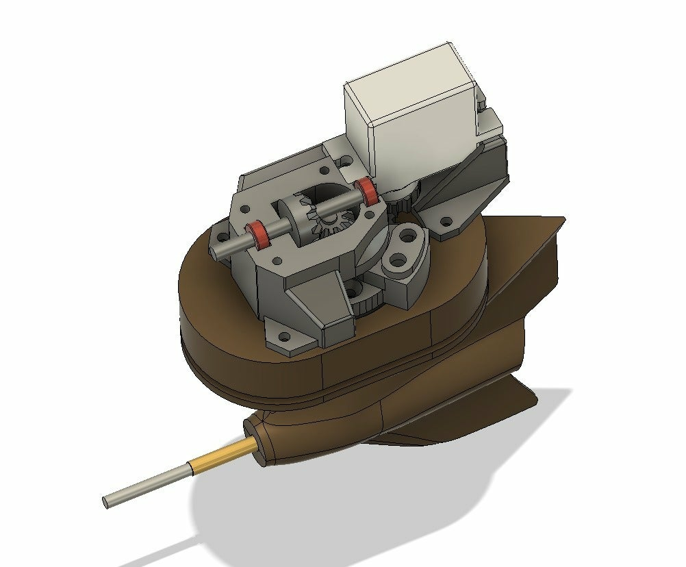 Free STL file Volvo Penta IPS semi scale functional model 🚁・3D print ...
