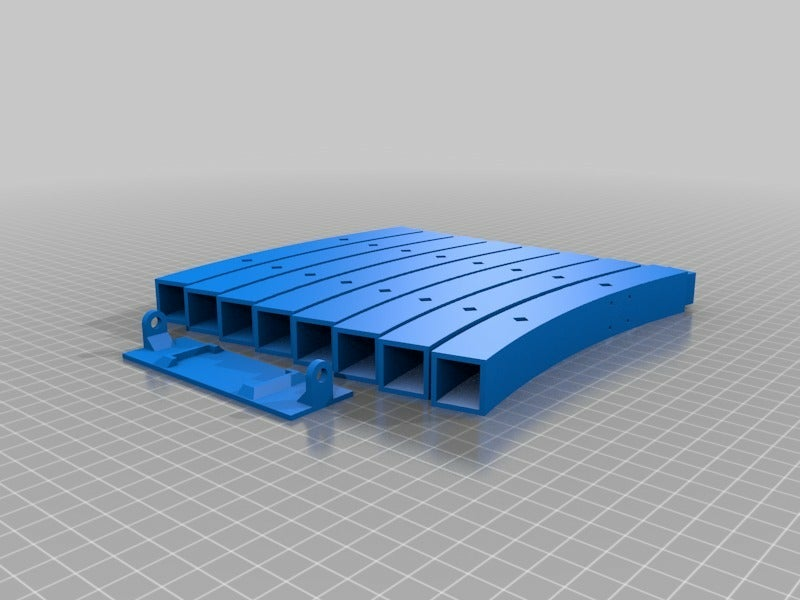 Free STL file Arc bridge and slope for OS-Railway 🌉・3D print design to ...