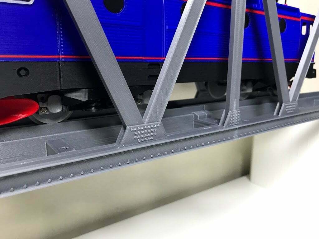 Free STL file Truss bridge for OS-Railway - Fully 3D-printable railway ...