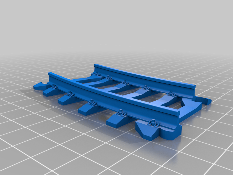 Free STL file New Train track for OS-Railway - fully 3D-printable ...