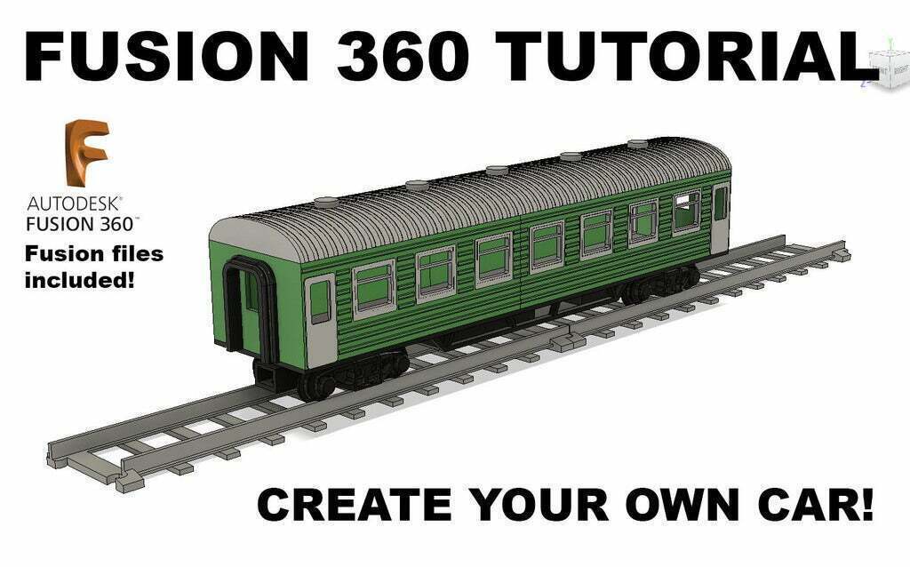 Free STL file Train Car Tutorial in Fusion 360 for OS-Railway 🚆・3D ...