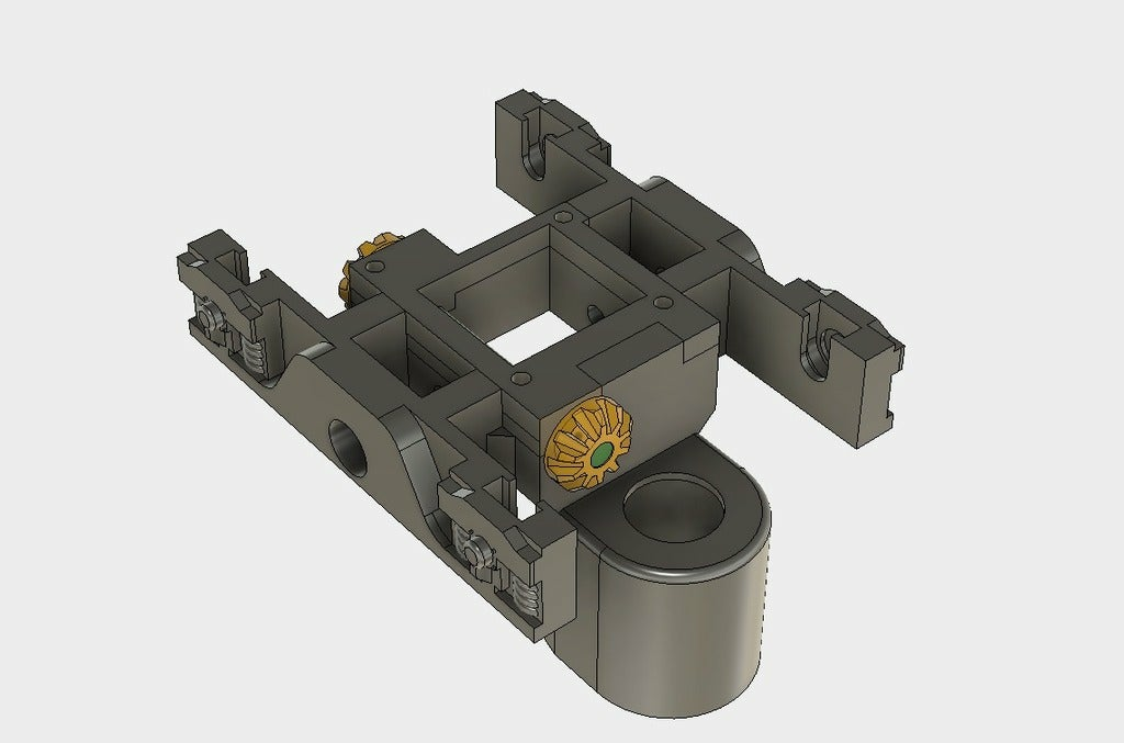免费 STL 文件 Motorized bogie for OS-Railway - fully 3D-printable railway ...