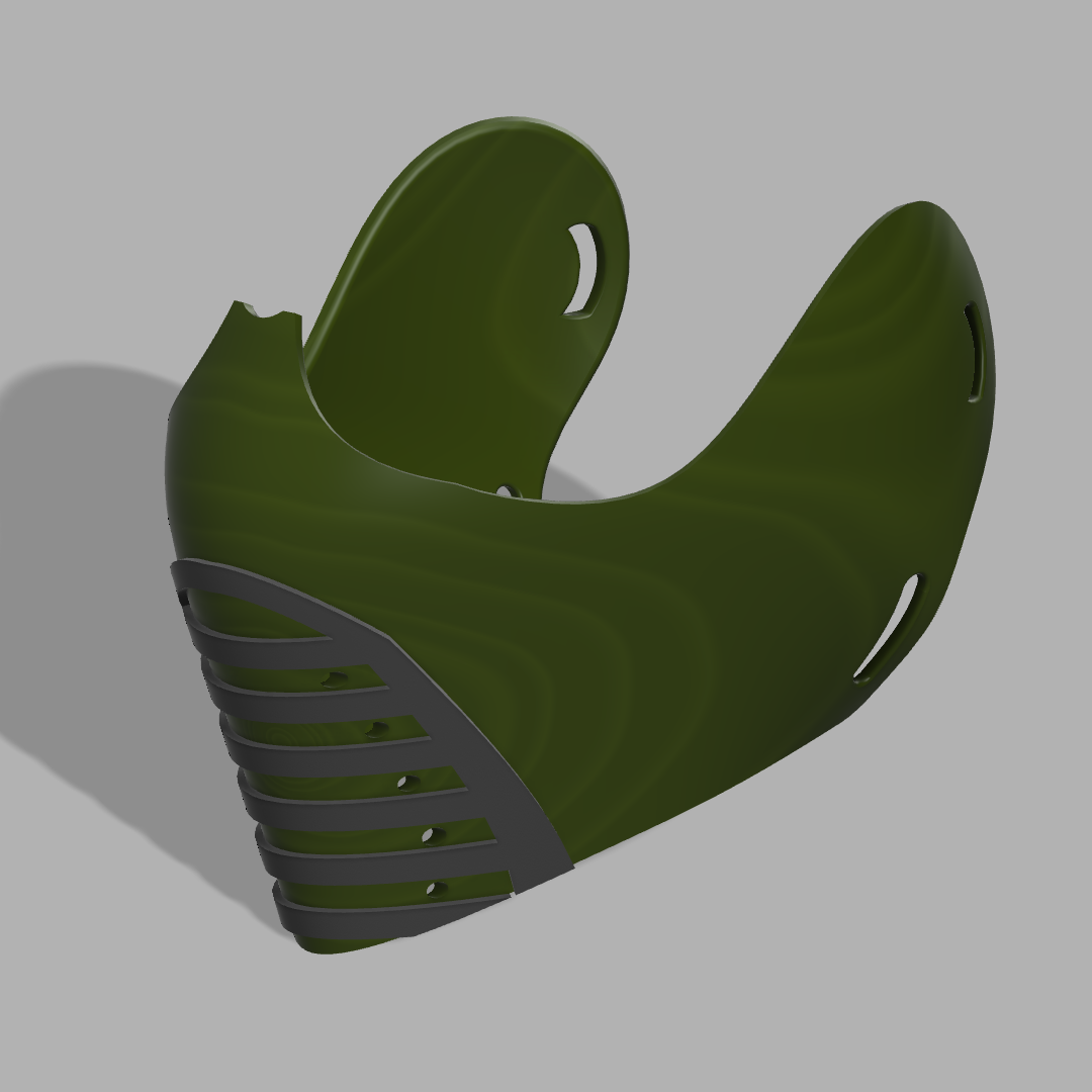 STL file Airsoft Mask・3D print design to download・Cults