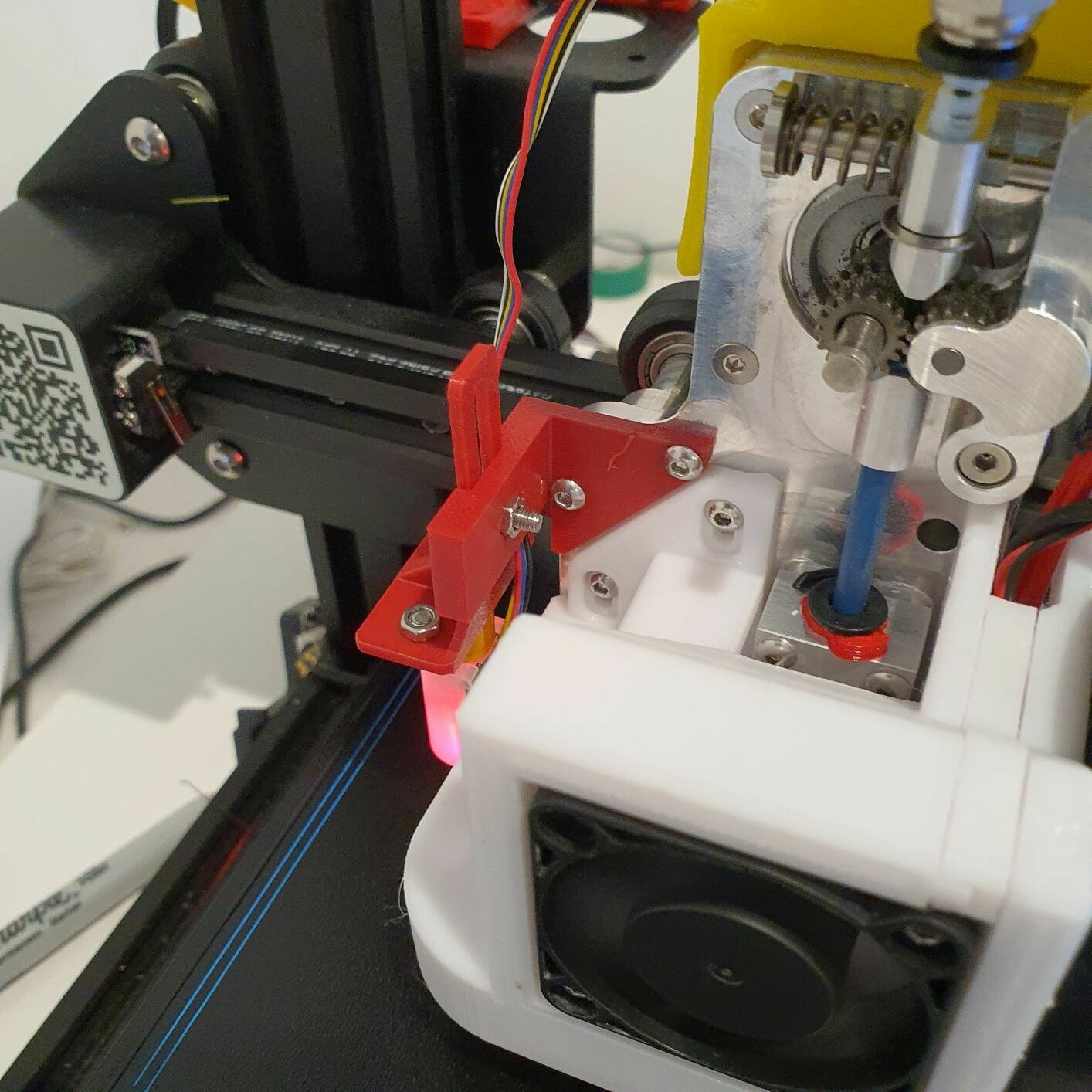 STL-Datei BL Touch Mount For Micro Swiss Direct Drive and Satsana 5015 ...